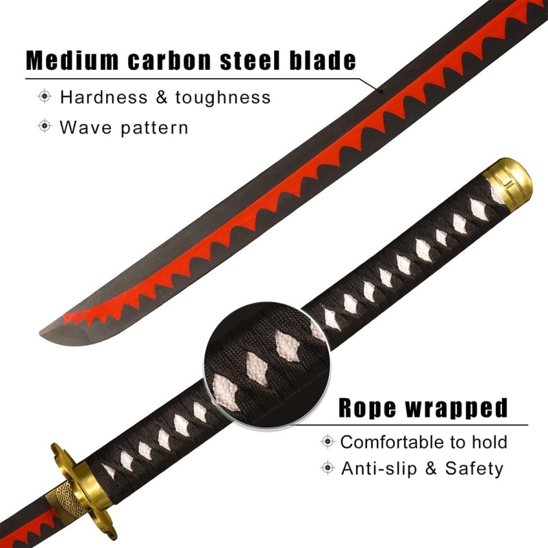 Réplique Katana Acier Shusui de Roronoa Zoro dans One Piece